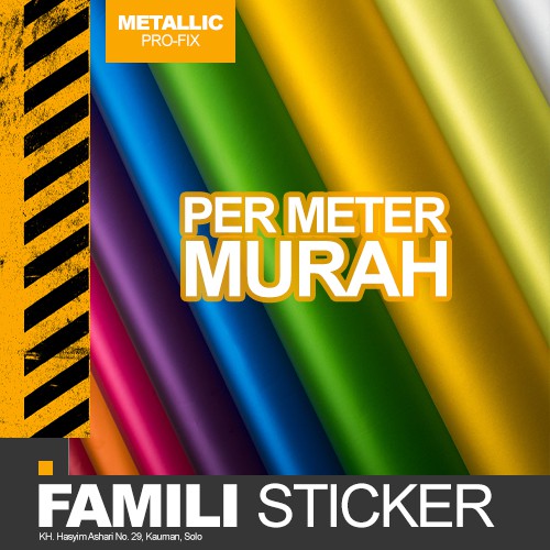 Jual Stiker Skotlet Motor PROFIX METALIC PAINT Metalik (1m) - Sticker ...