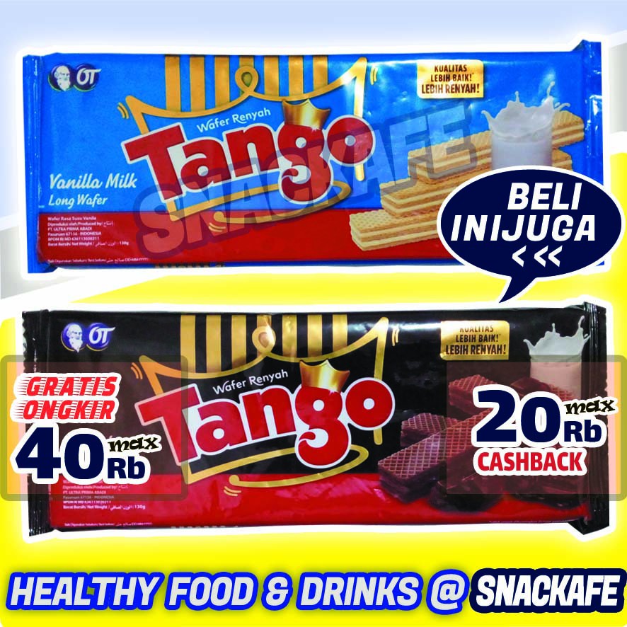 Jual Tango Wafer Long Vanila dan Chocolate 130gr | Shopee Indonesia