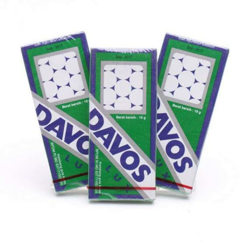 Jual (isi 20) Davos Peppermint Candy | Permen Mint Davos Jadul | Shopee ...
