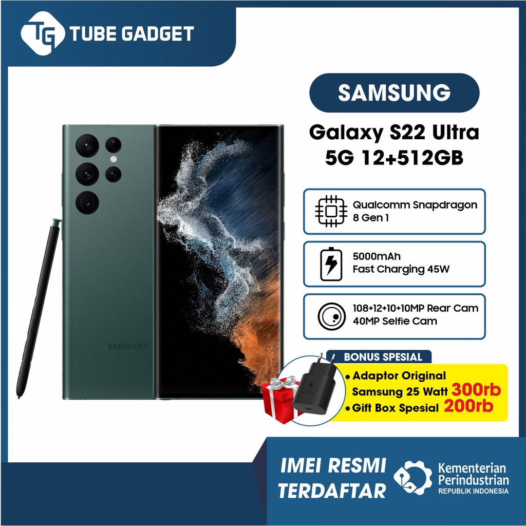 Jual Samsung Galaxy S908/S22 Ultra 5G 12/512GB Garansi Resmi 1 Tahun ...