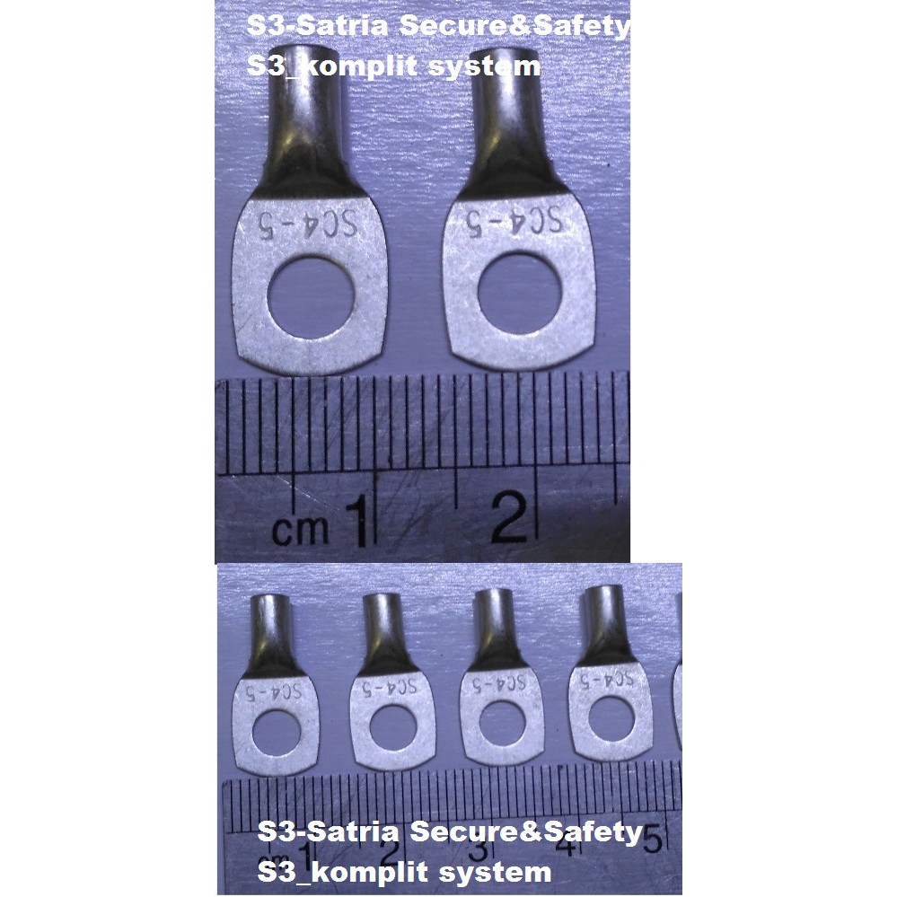 Jual Skun kabel 4mm Skun SC 4-5 Plat schoen / kabel schoon | Shopee ...