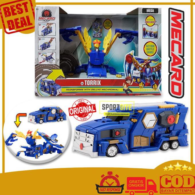 Jual Update Mainan Mecard Turning Card Transforms Robot Mobilan Berubah ...