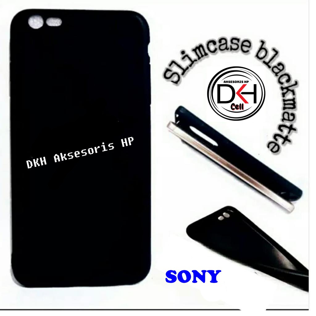 Jual POLOS CASE HITAM SONY C6 XA ULTRA SILIKON soft case lentur licin ...