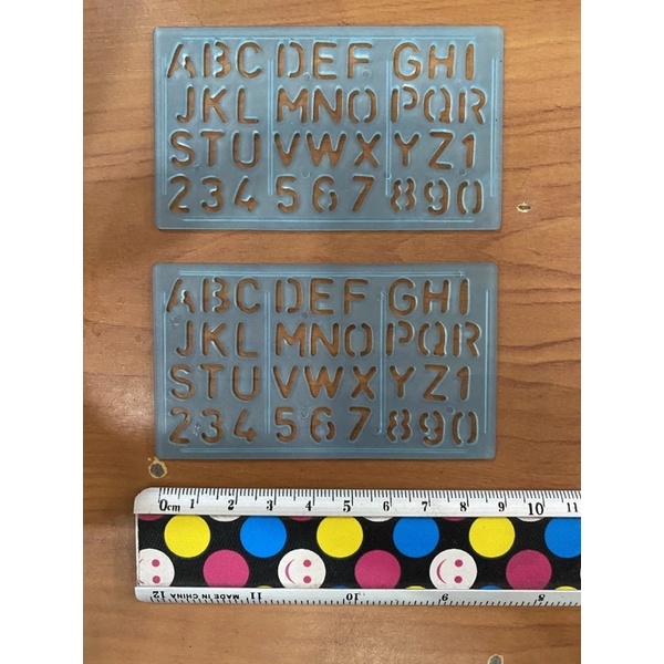 Jual Penggaris Mal Huruf Angka Butterfly HA-350 | Shopee Indonesia