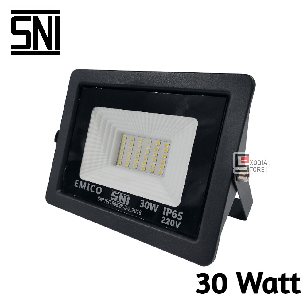 Jual Emico Lampu Sorot SMD LED 30 watt SNI IP65 Lampu Tembak Floodlight utk Panggung / Outdoor ...