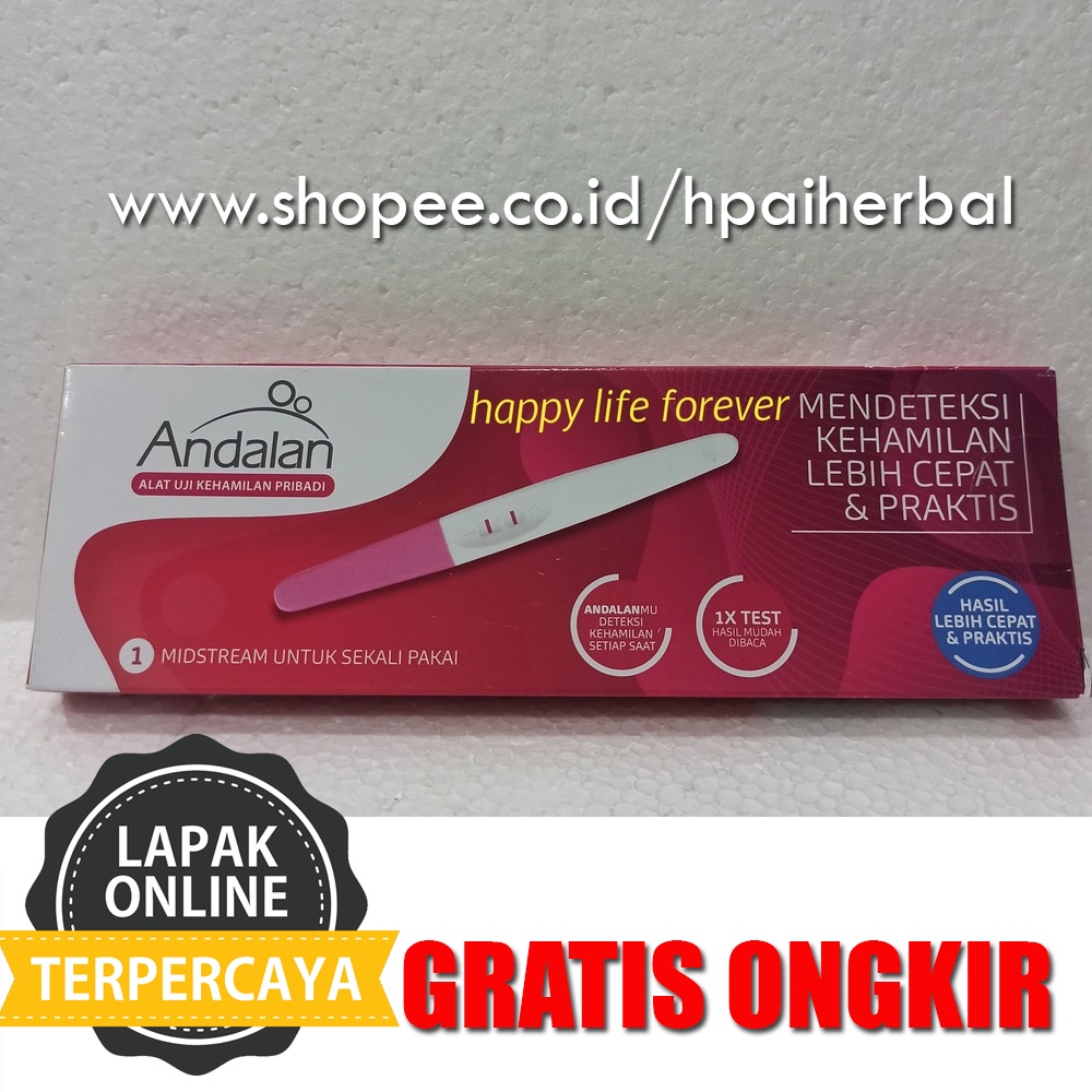 Jual Testpack Andalan - Alat Test Kehamilan - Andalan Midstream ...