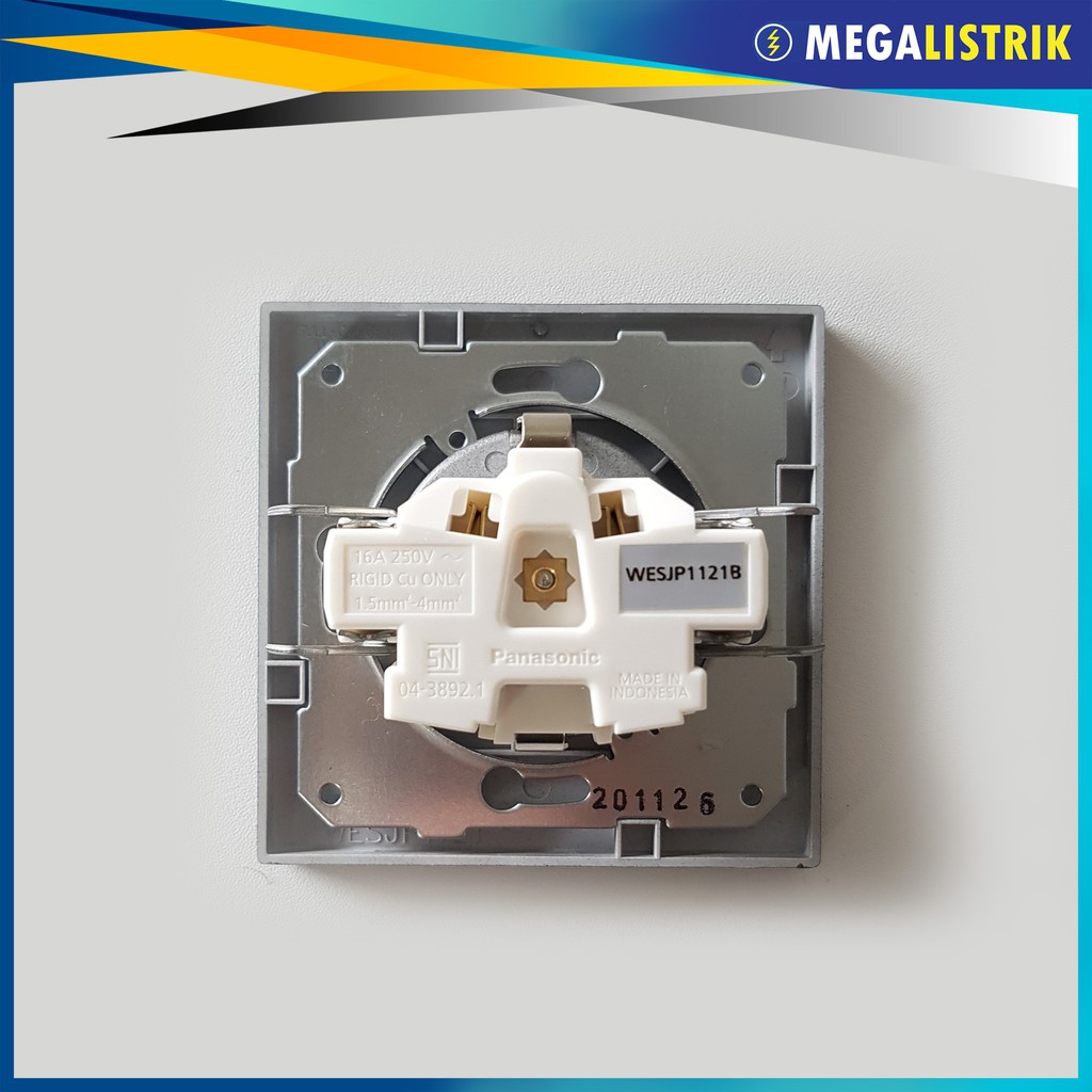 Jual PANASONIC STOP KONTAK / SOCKET OUTLET STYLE E ECO BLACK MATTE ...