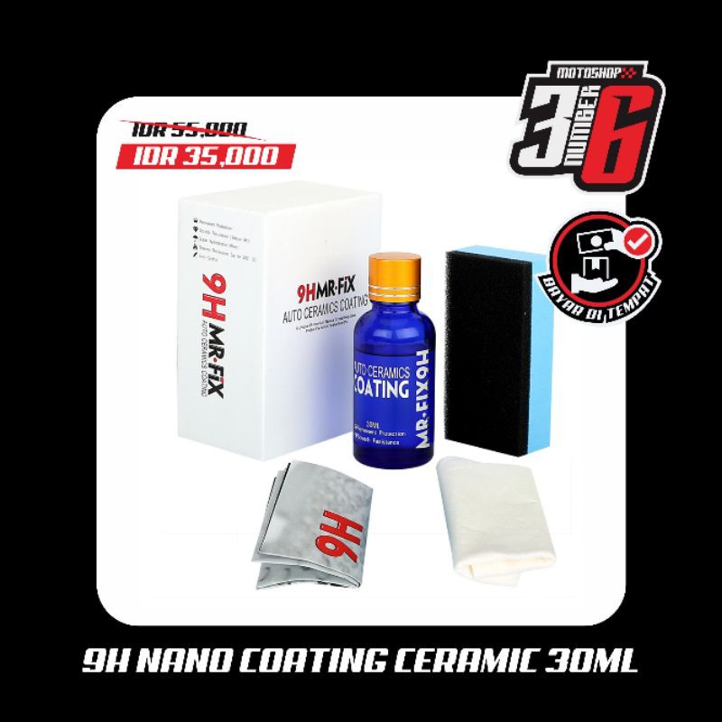 Jual 9H NANO COATING CERAMICS (pengkilap body motor, mobil, helm) | Shopee Indonesia