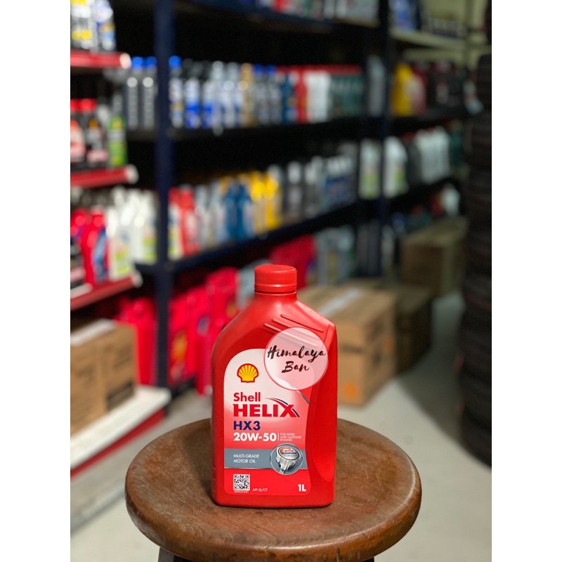 Jual Oli Mesin Shell Helix HX 3 20W 50 Bisa Untuk Bensin & Diesel (1 ...