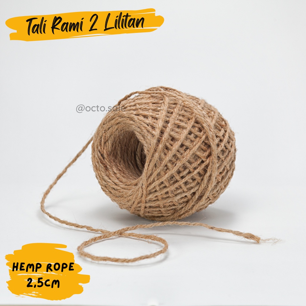 Jual Hemp Rope / Tali Rami / Tali Jerami / Tali Jute / Tali Goni satu ...