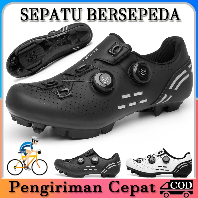 Jual Tersedia Sepatu Sepeda Cleat Mtb Merk Cycling Bike Speed Sepatu ...