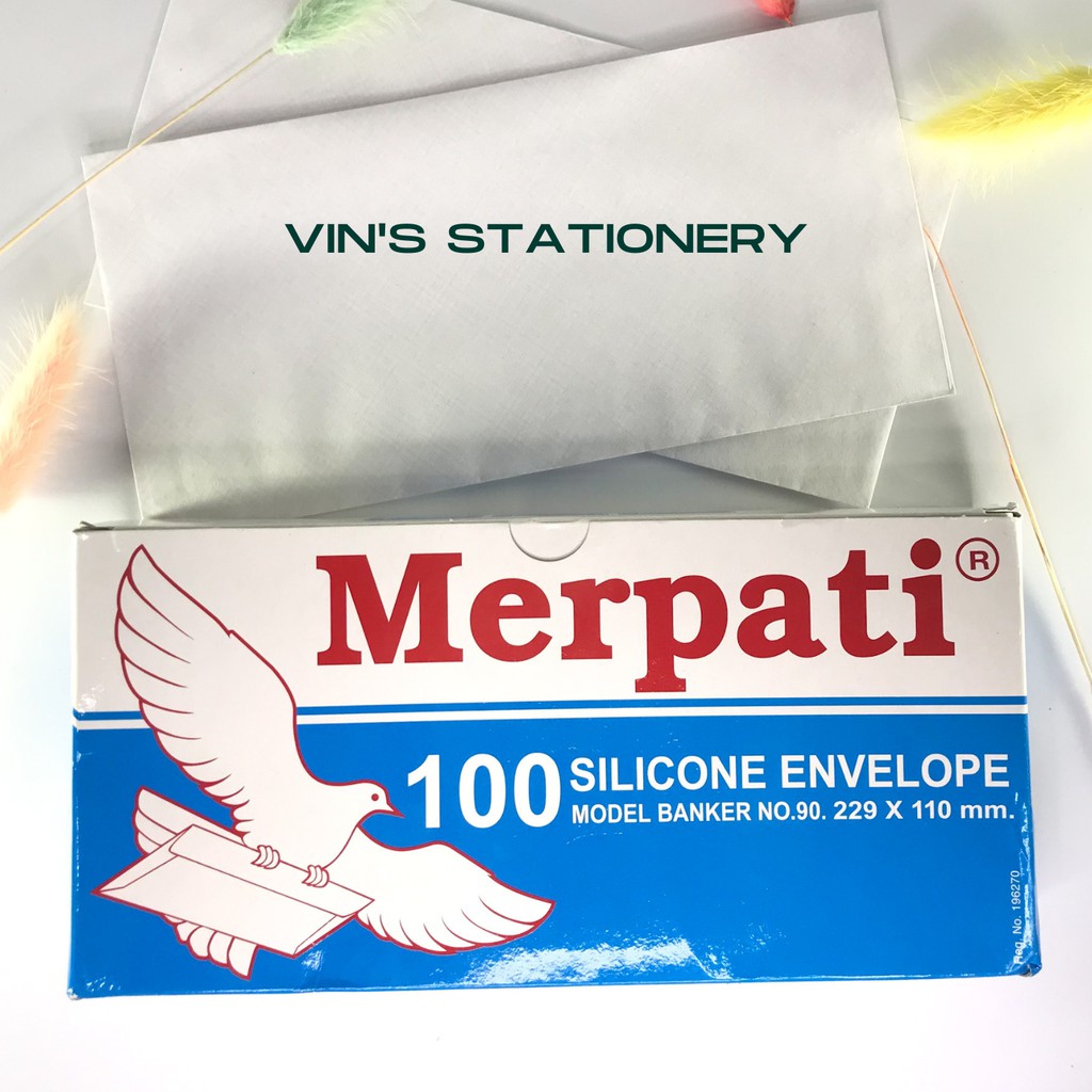 Jual ORIGINAL AMPLOP MERPATI DAN PAPERLINE MODEL BANKER NO.90 PER BOX ...