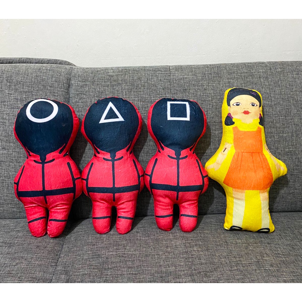 Jual Boneka Squid Game Viral Mainan Squid Game Guling Bayi | Shopee ...