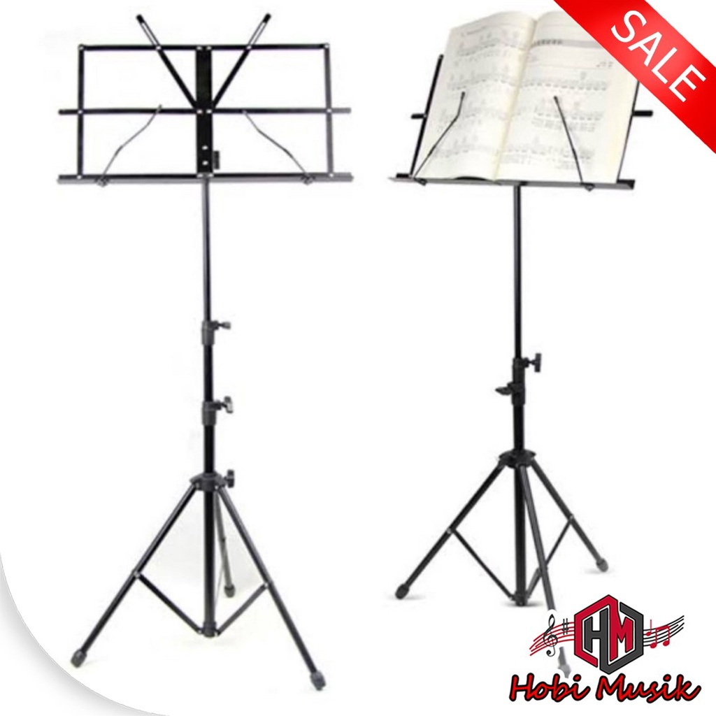 Jual Stand Buku Partitur Berdiri Model Tripod Harga Murah | Shopee ...