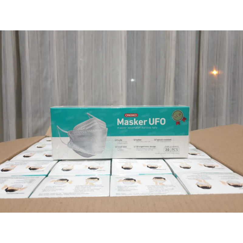Jual masker ufo onemed / masker medis onemed kf94 | Shopee Indonesia