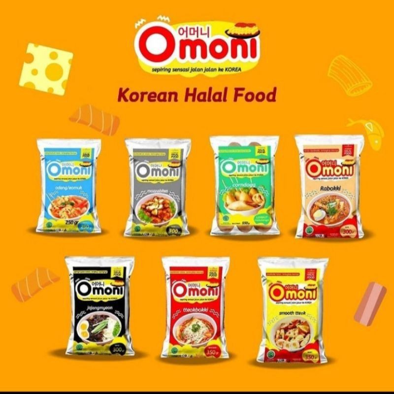 Jual Omoni Korean Halal Food Korea 185g - 325g Tteokbokki Mozzarela ...