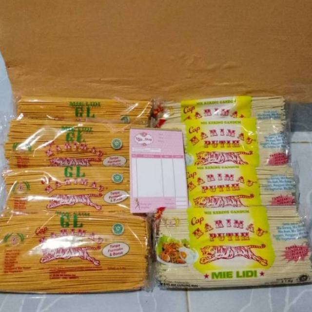 Jual Mie Lidi 1kg/ Mie Gomak / Milidi / Mie Sumatera / Mie instant ...