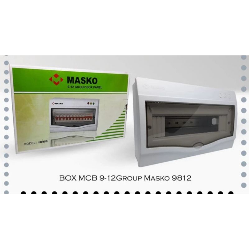 Jual Box MCB Tanam IB dan Tempel OB 12Grup Masko 9812 | Shopee Indonesia