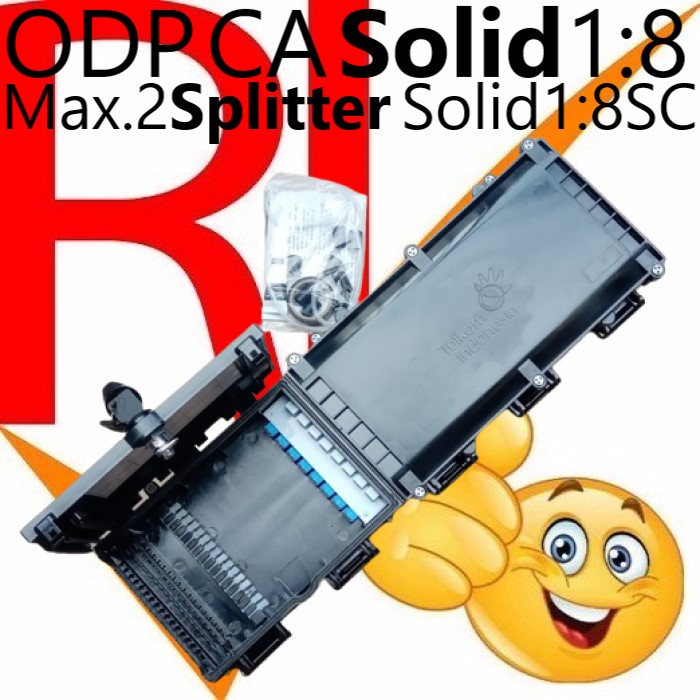 Jual ODP CA Telkom Solid Pasif Splitter Closure Aerial Optical ...
