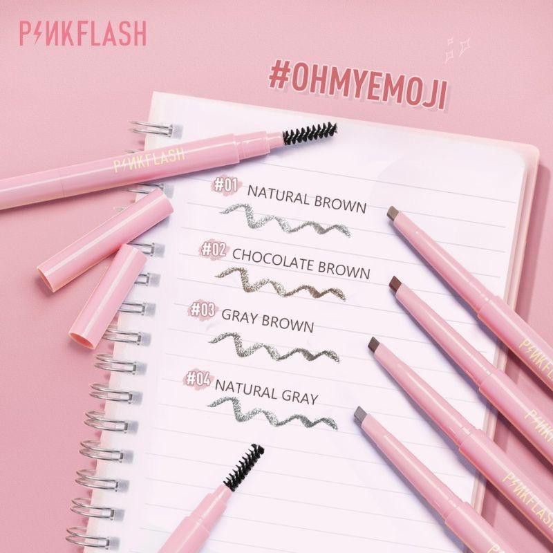 Jual Pinkflash Waterproof Auto Eyebrow Pencil Pensil Alis Matic ...