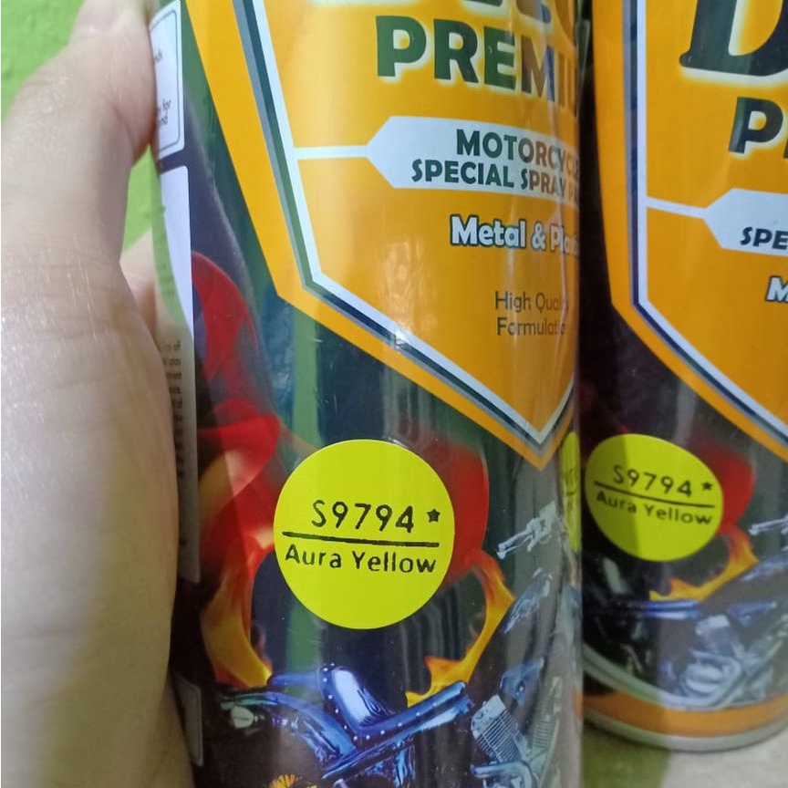 Jual Pilok Pilox Cat Semprot DITON Premium Warna Kuning Orange Yelow ( Tiger Yellow, Master ...