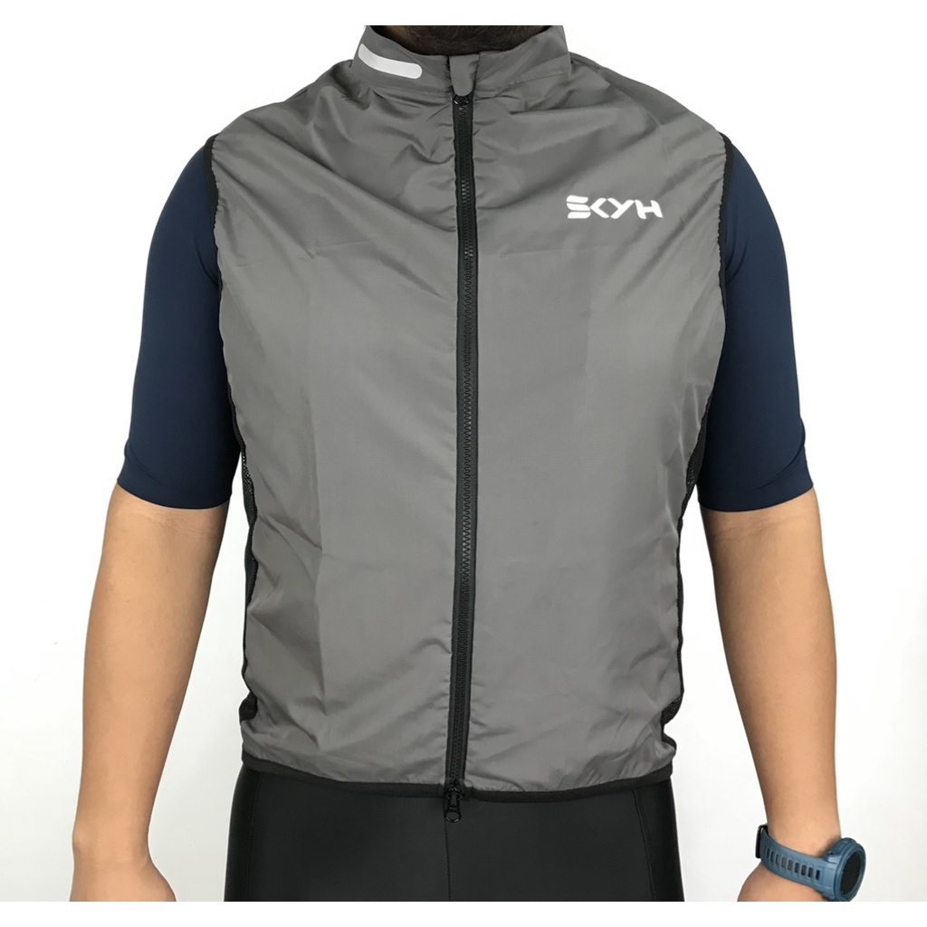 Jual Cycling Vest Sekayuh Kaze - Double Zipper Gilet Windbreaker ...