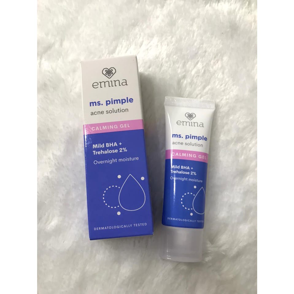 Jual Emina Ms Pimple Acne Solution Calming Gel Overnight Moisture ...