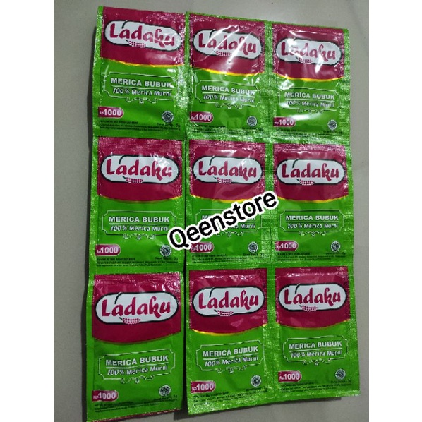 Jual Ladaku merica bubuk renteng 12 x 3gr renceng | Shopee Indonesia