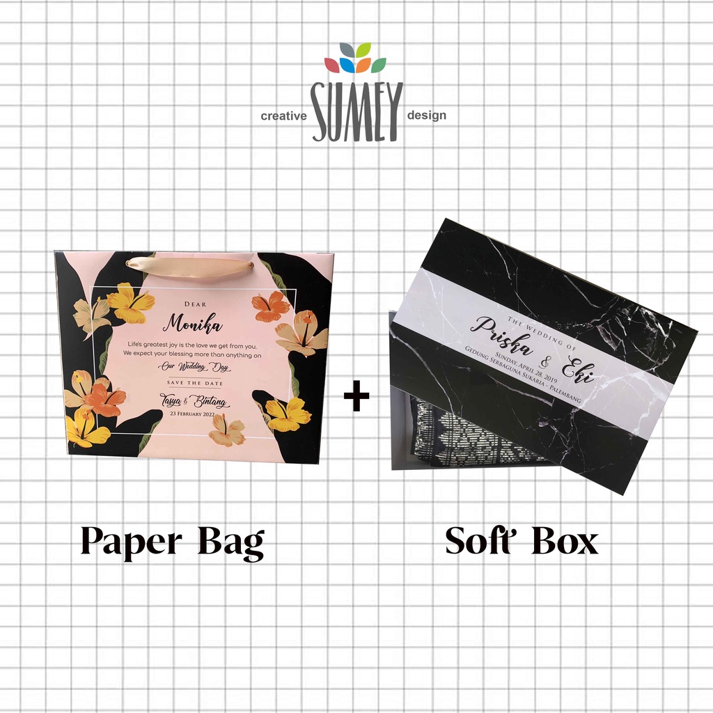 Jual PAKET BUNDLING | PAPER BAG + BOX + CARD (MIN 5 PAX) | Shopee Indonesia