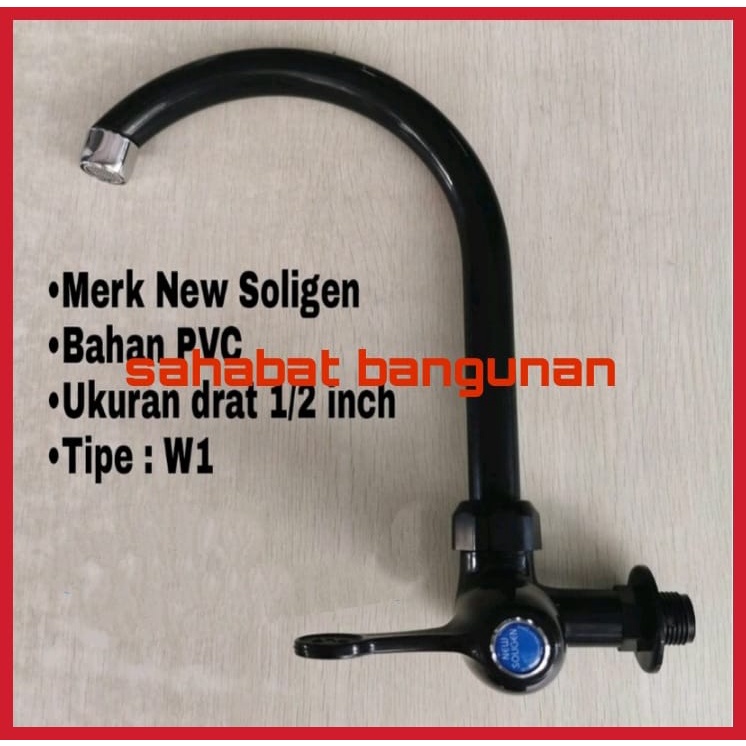 Jual KRAN ANGSA SOLIGEN HITAM W1 - KRAN ANGSA SOLIGEN HITAM - KRAN ...
