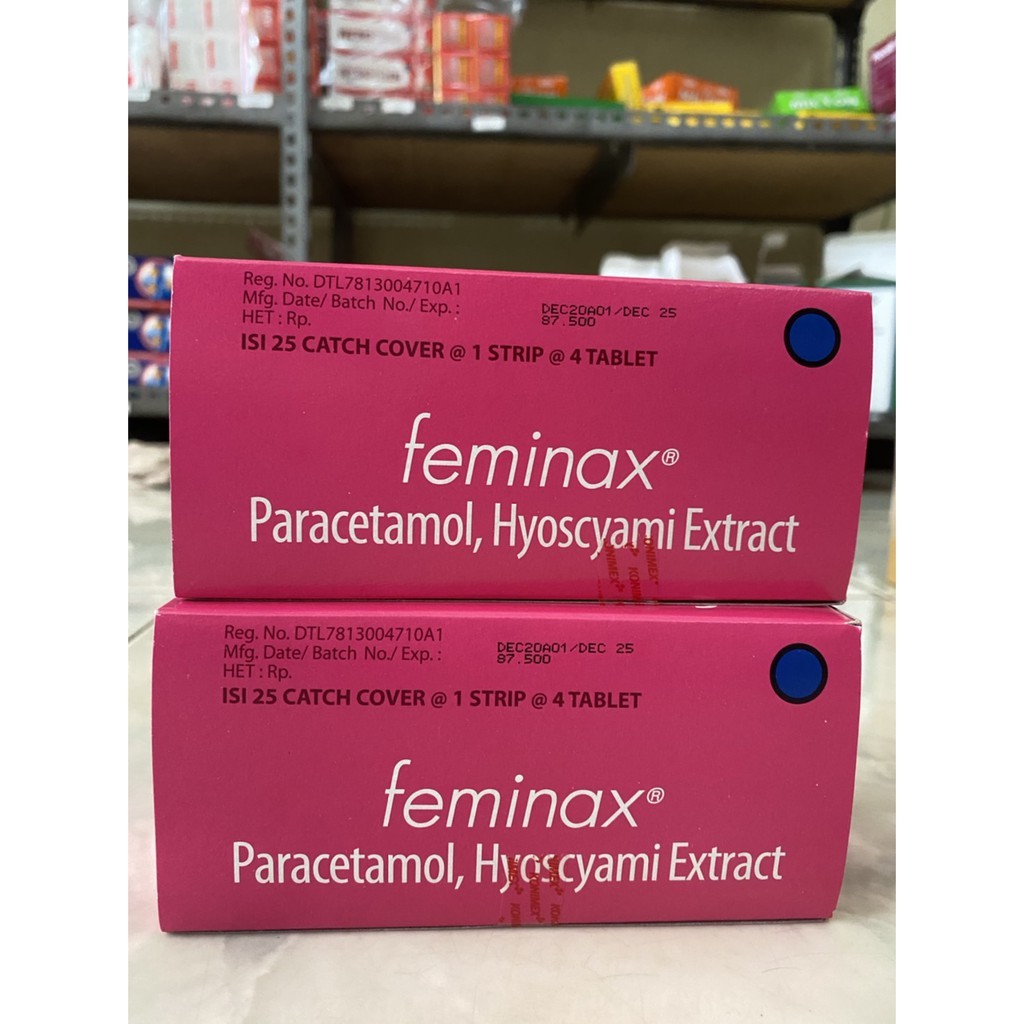 Jual Feminax Tablet Box Isi 25 Strip @ 4 Tablet | Shopee Indonesia