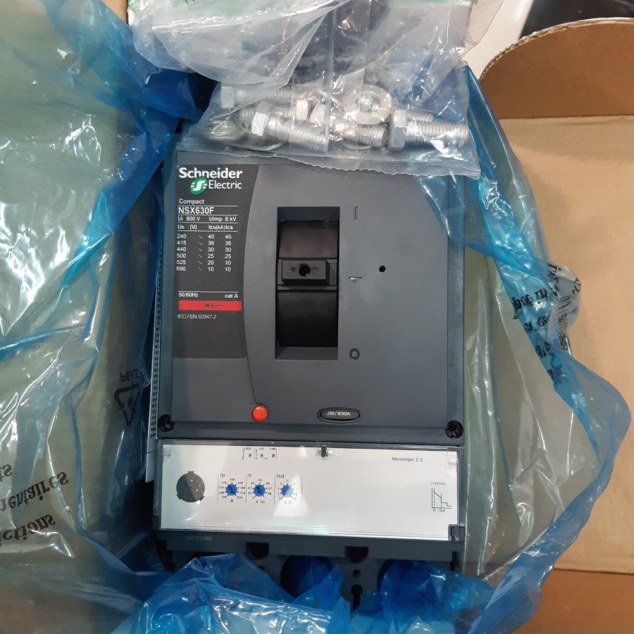 Jual MCCB Schneider NSX630F 3x630A LV432876 NSX 630 F 3P 630A ...