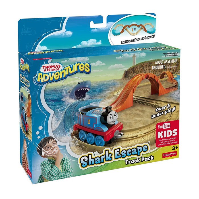 Jual Thomas and Friends Adventures - Shark Escape Track Set | Shopee ...