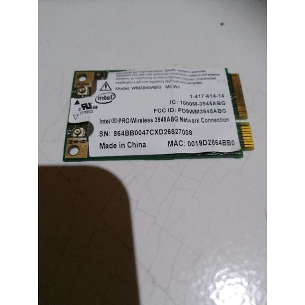 Jual Wifi card Intel Pro Wireless 3945ABG WM3945ABG | Shopee Indonesia