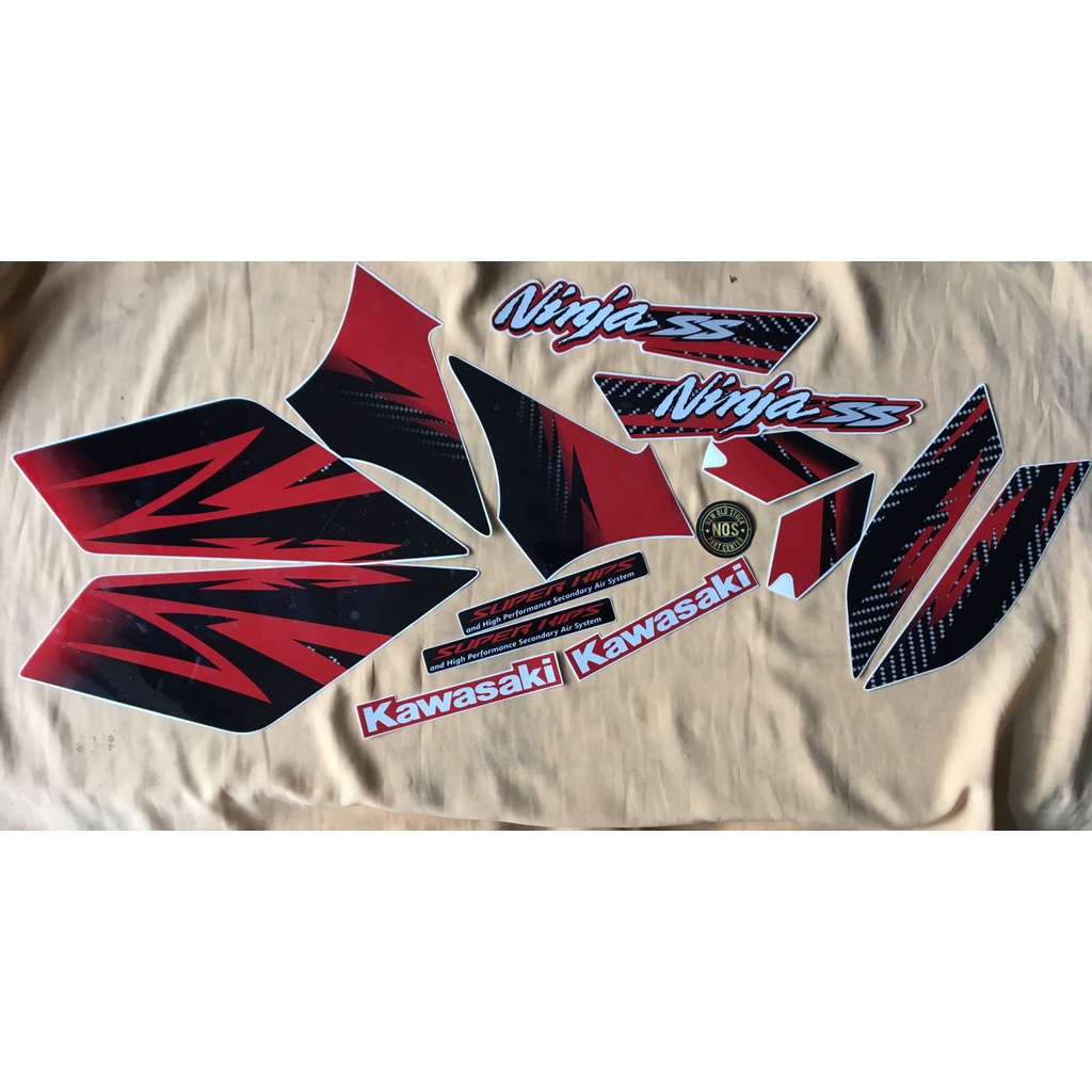 Jual STRIPING STIKER STICKER LIS BODY KAWASAKI NINJA SS SE 150 2TAK ...