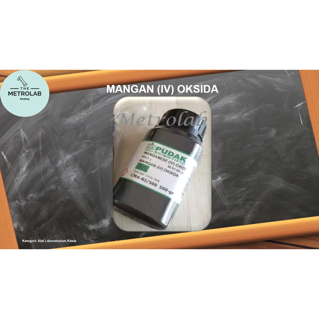 Jual Mangan (IV) Oksida | Manganese (IV) Oxide | MnO2 | 500 gr | Shopee ...