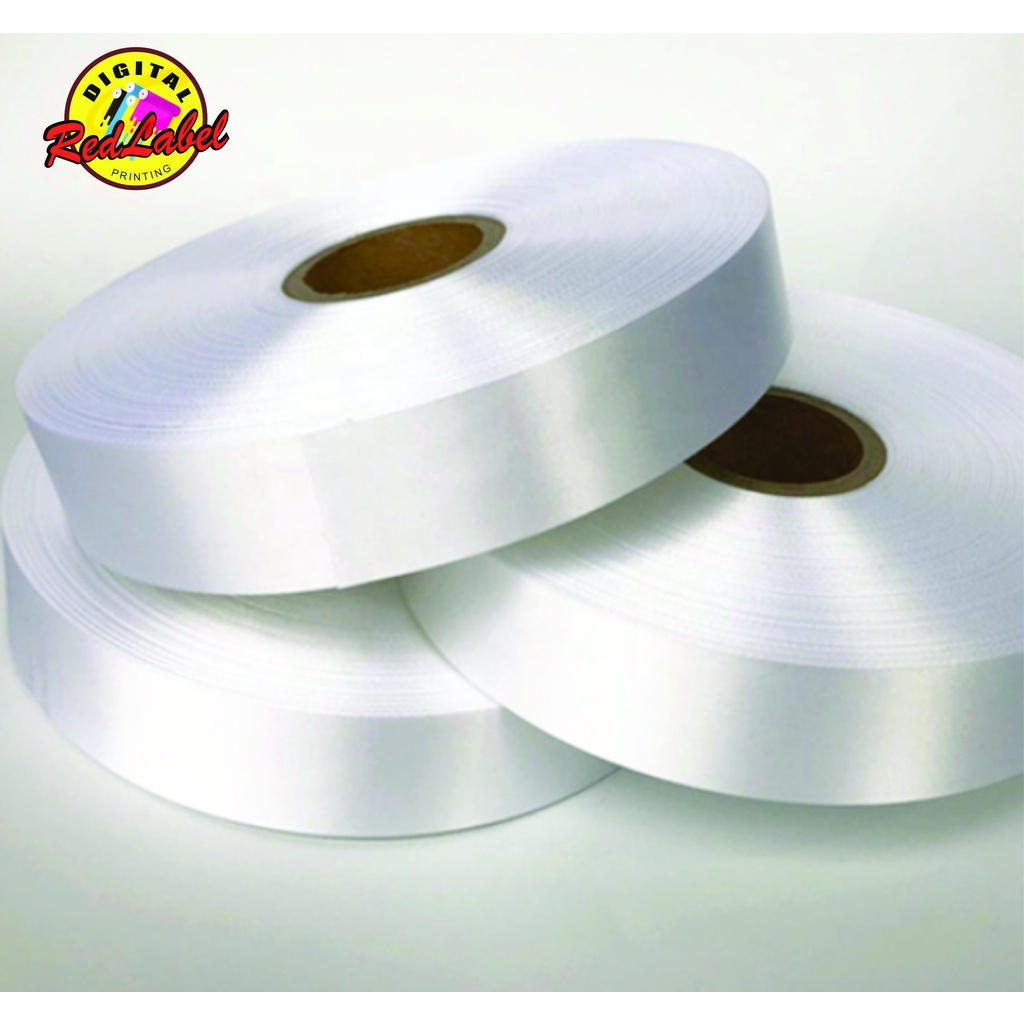 Jual Bahan Label Satin Polos 2 cm 200 yard | Shopee Indonesia