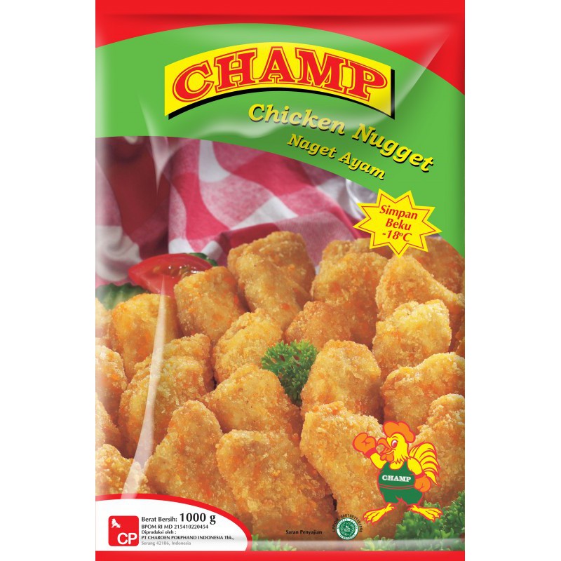 Jual CHAMP Chicken Nugget 1000g | Shopee Indonesia