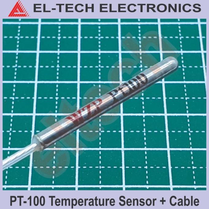 Jual PT-100 PT100 PT 100 ohm Sensor Temperature Suhu + Cable Kabel elt3ch Murah | Shopee Indonesia