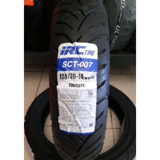 Jual Ban Belakang PCX150 Vario160 IRC SCT 007 120/70-14 ulir Standart ...