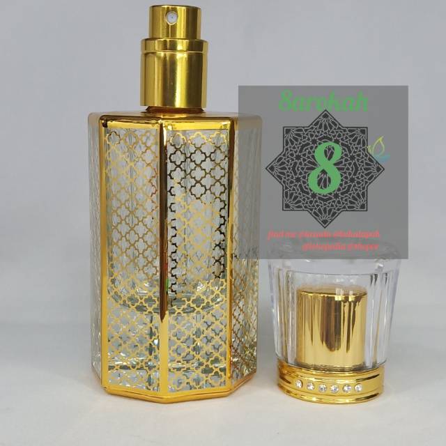 Jual Botol Parfum Antik Mewah Unik Cantik Gold Elegan Klasik Arab ...