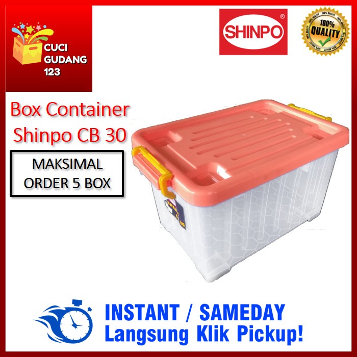 Jual Shinpo SIP 110 Spark Container Box CB 30 Liter | Shopee Indonesia