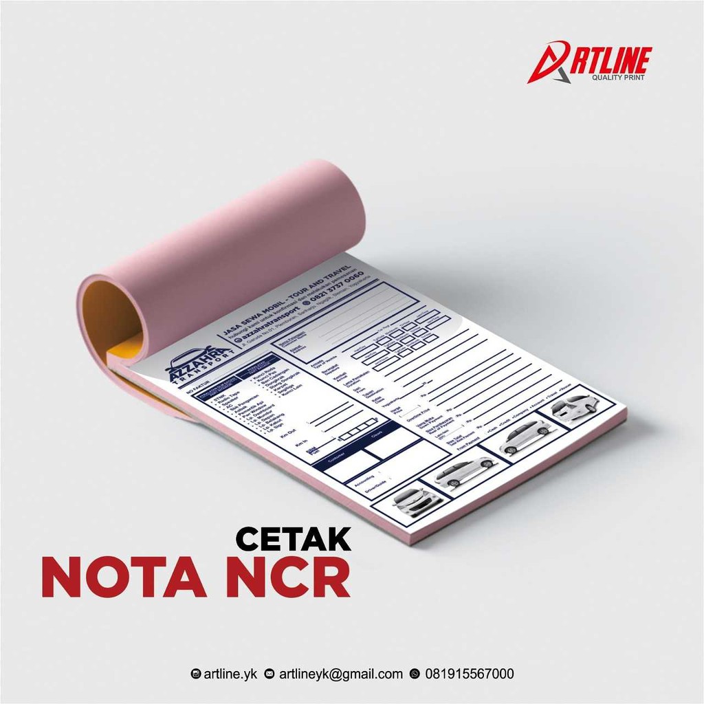 Jual Cetak Nota Custom / Nota NCR / Cetak Nota / Nota 1/2 / Nota 1/3 ...