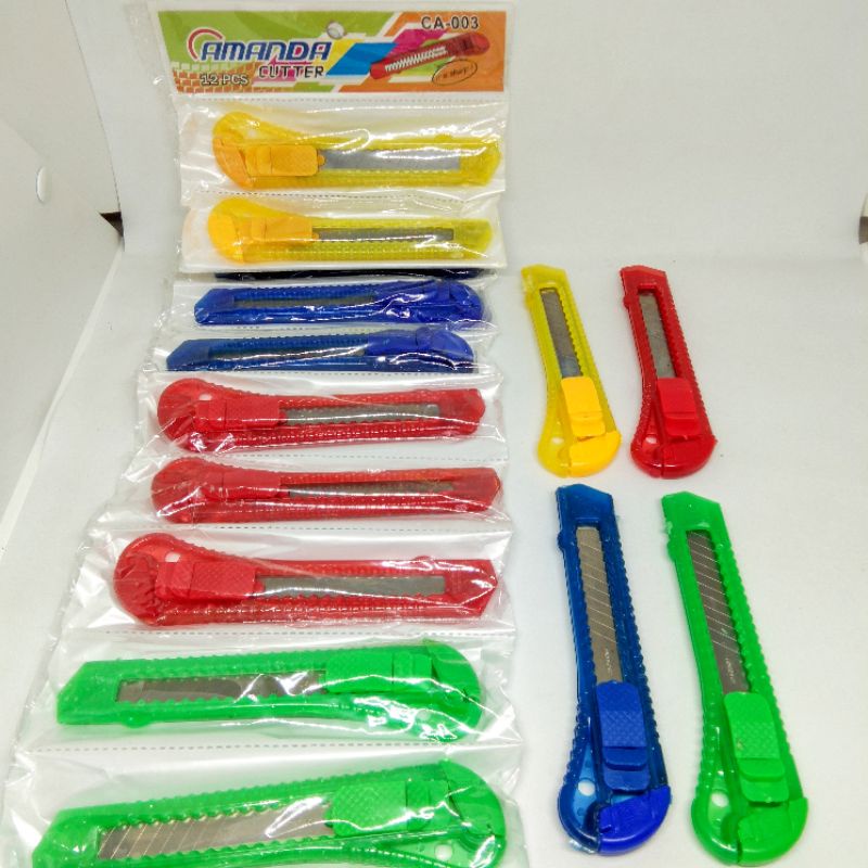 Jual (1 PCS) Cutter Besar Amanda / Pisau Pemotong / Cutter | Shopee ...