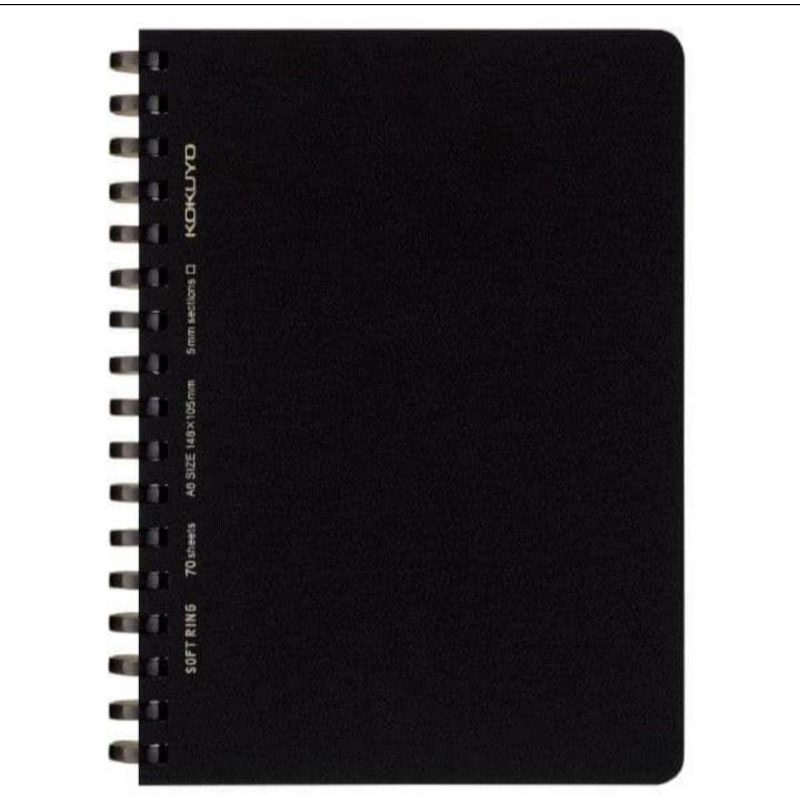 Jual Kokuyo Soft Ring Notebook A6 GRID 70Sheets S-SV457S5-D | Shopee ...