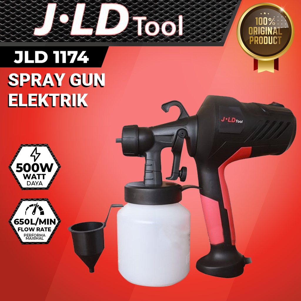 Jual Mesin Semprot Cat JLD SET 800cc Spray Gun Elektrik Electric Paint ...