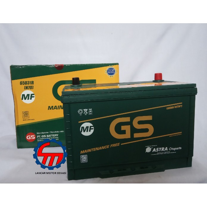 Jual Aki accu Kering Gs Astra MF N70 70Ah L300 Diesel Kuda Diesel ...