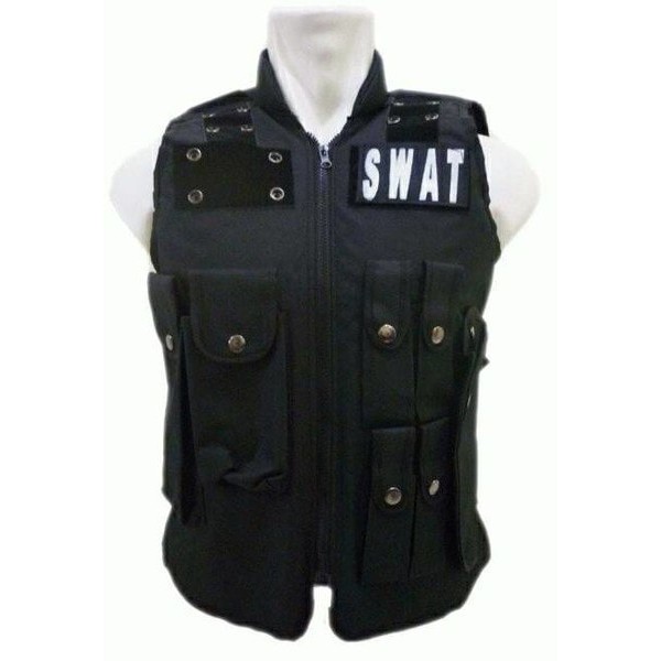 Jual Rompi Biker Body Protector Pelindung Dada Vest Police / Swat Rompi ...