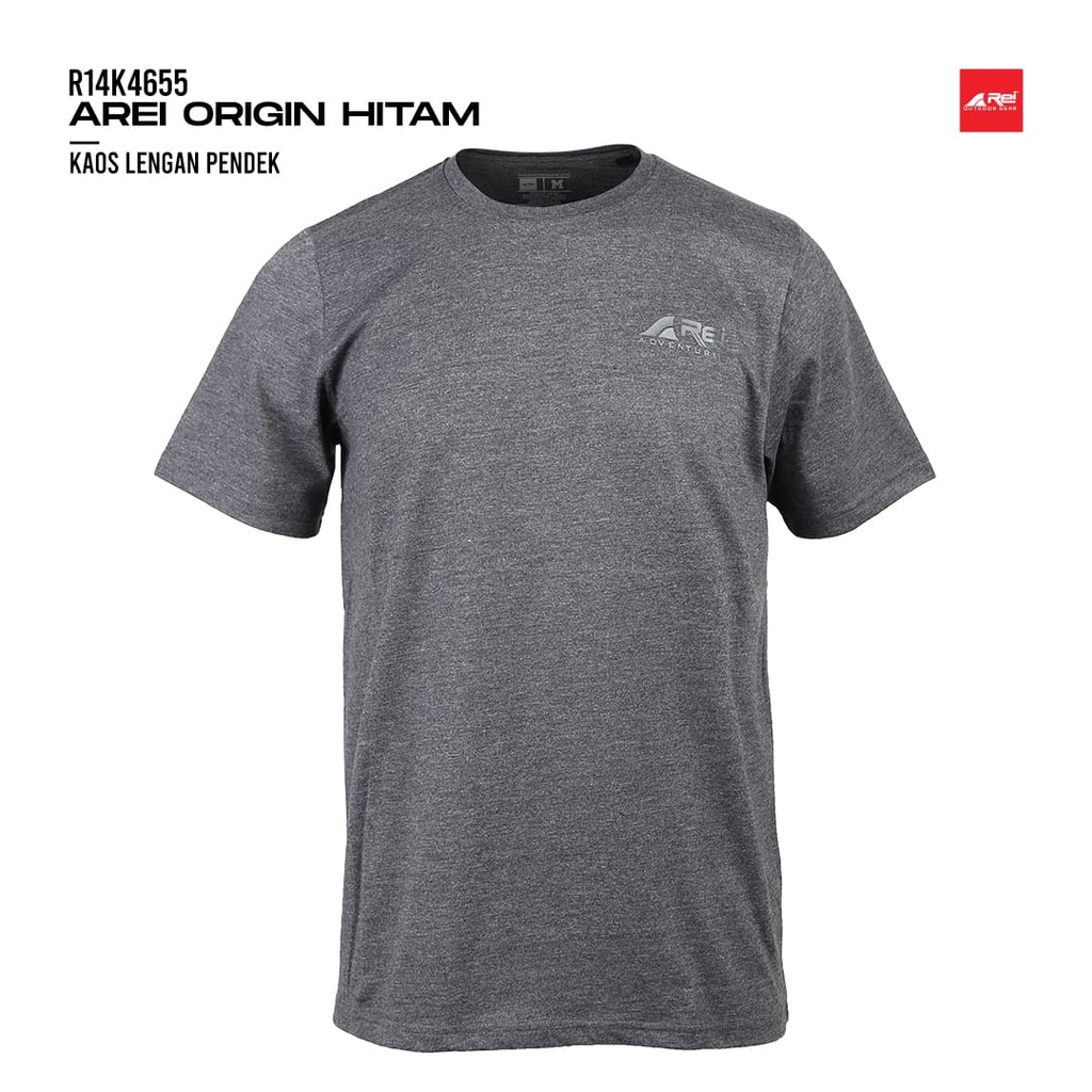 Jual Kaos Lengan Pendek Pria Arei Origin Hitam Arei Outdoorgear ...