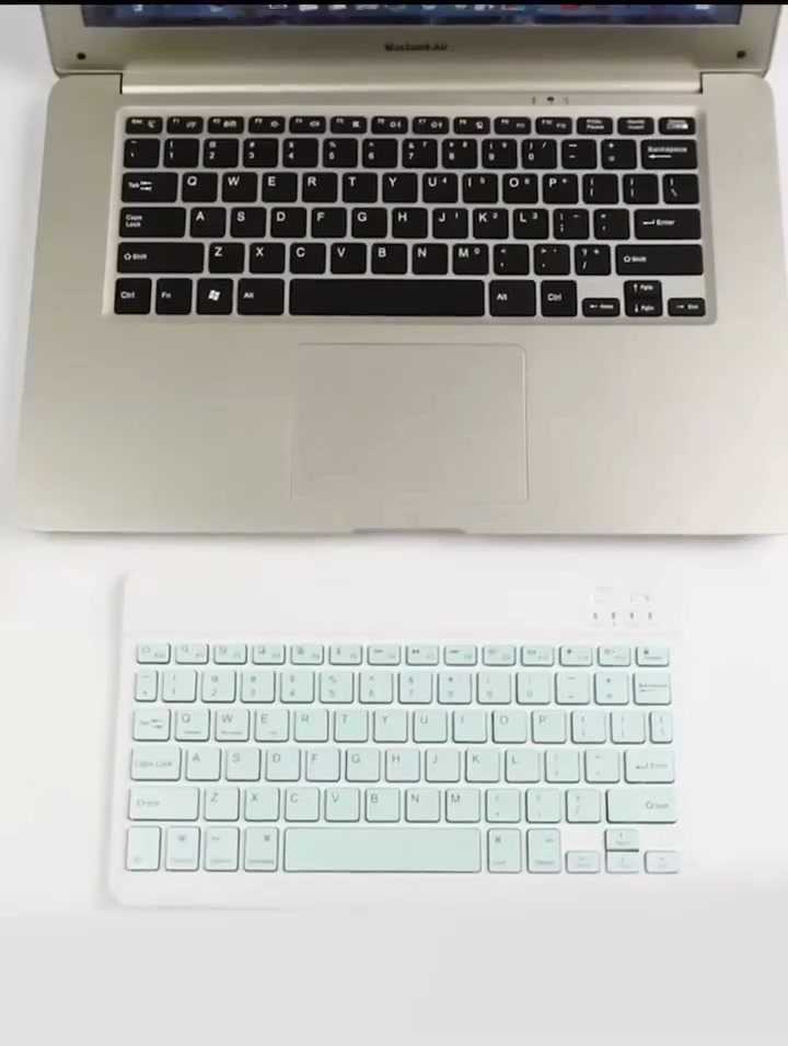 Jual 【COD】10 inch Wireless Bluetooth Keyboard Touch keyboard ...